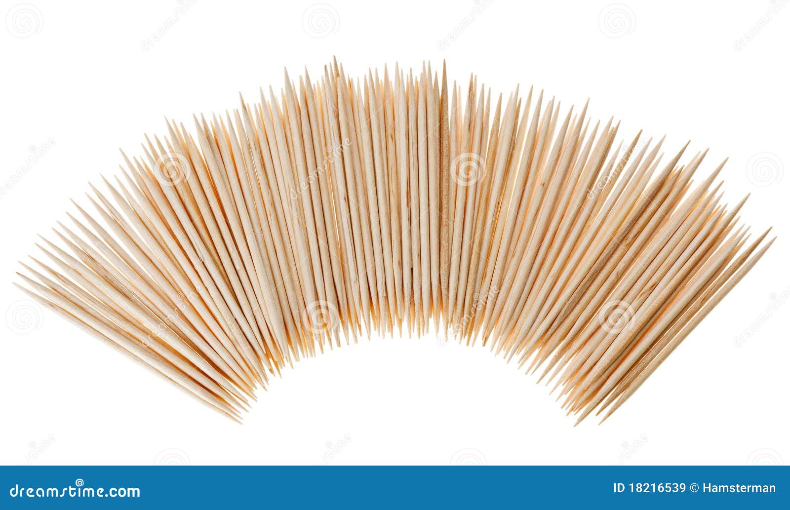 Many Scattered Toothpicks in Semicircle Shape Stock Image - Image of ...