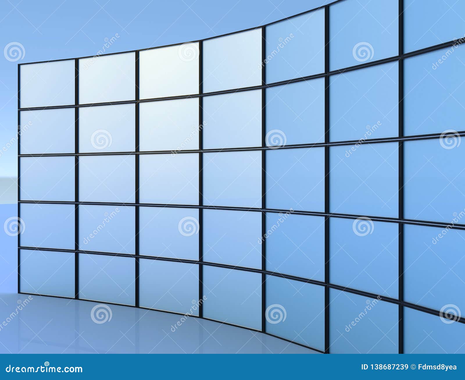 Many screen panels stock illustration. Illustration of concept - 138687239