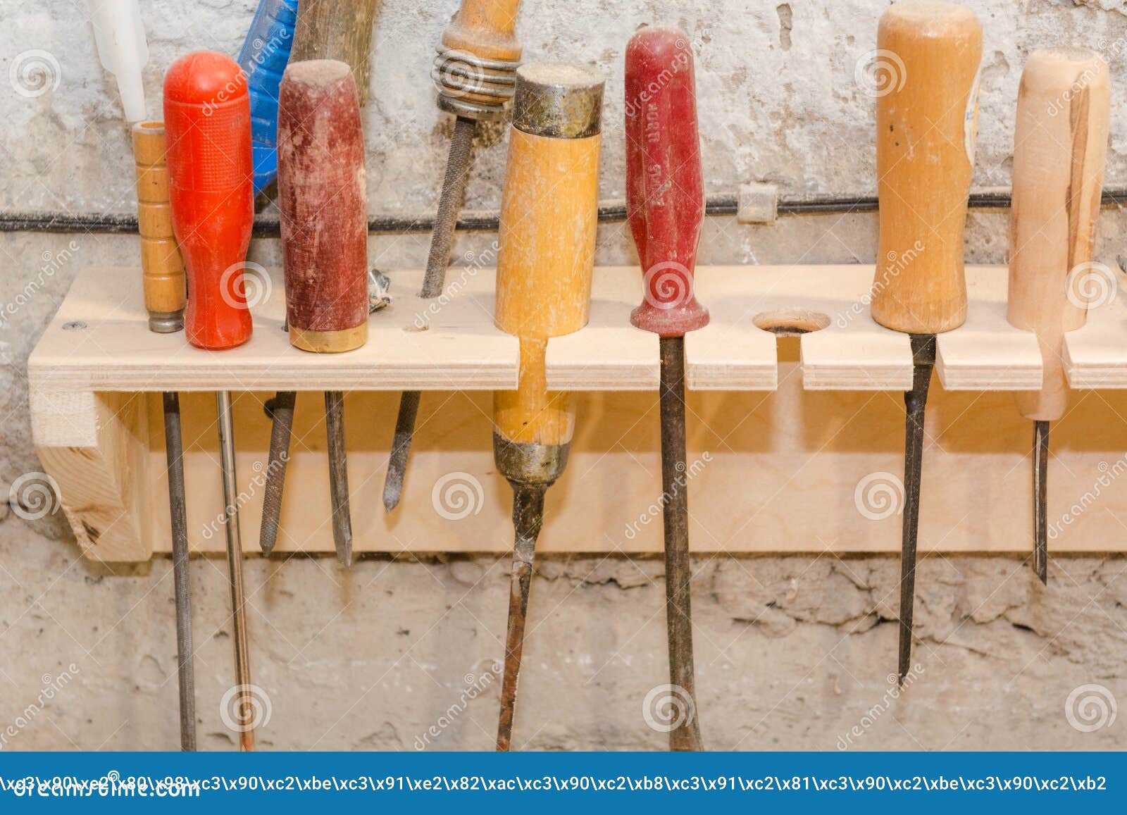 Many Screwdrivers on the Table. the Organization of the Workplace ...