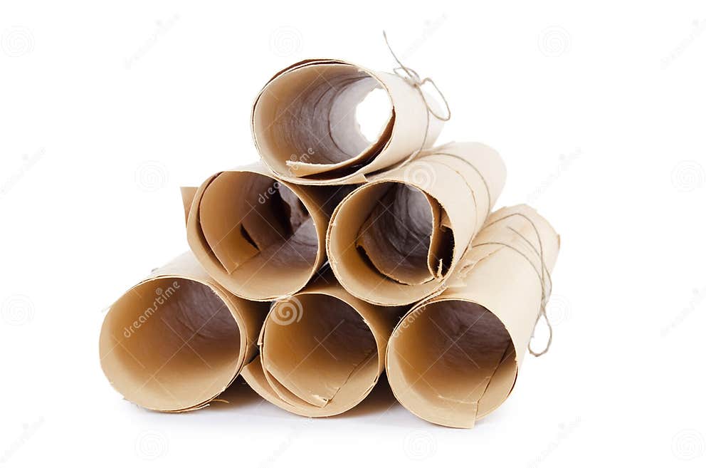 Many scrolls of paper stock photo. Image of document - 23990294