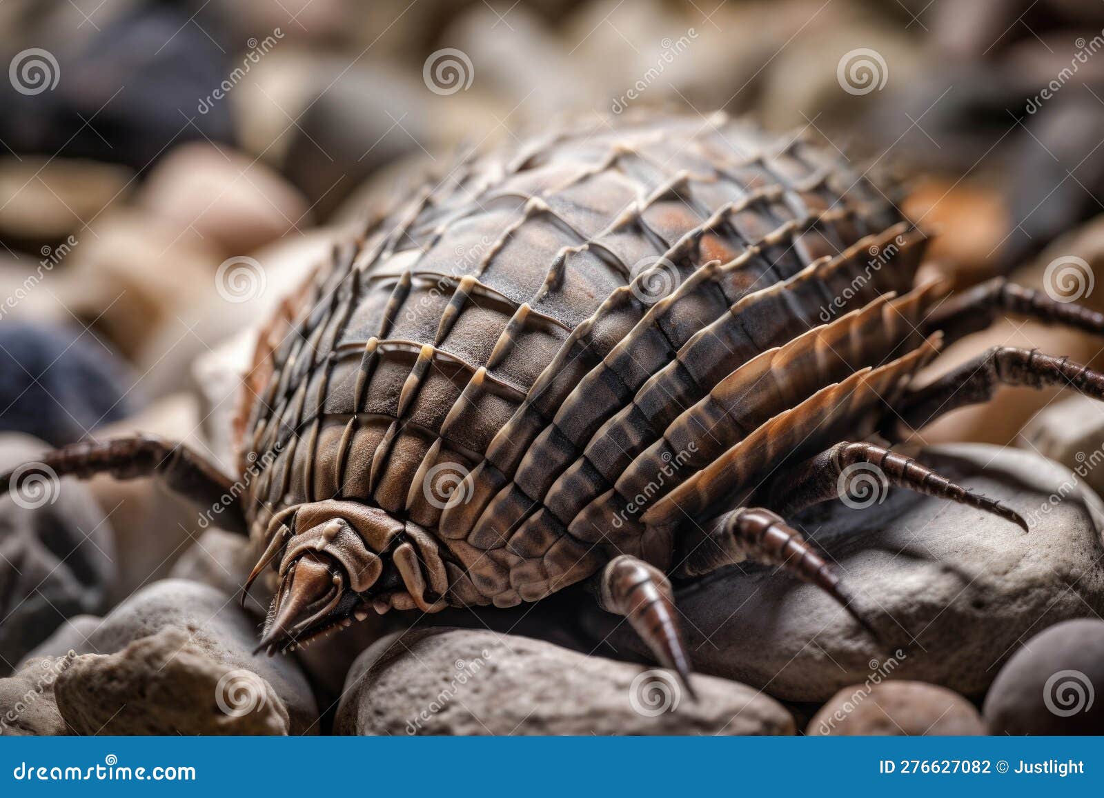 The Many Segments of a Trilobite Shell Each Guarded by a Spiny Ridge ...
