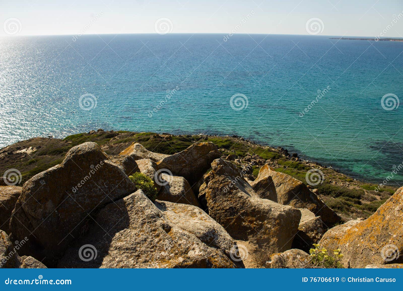 The Many Shades of Blue of the Mediterranean Sea Stock Image - Image of ...