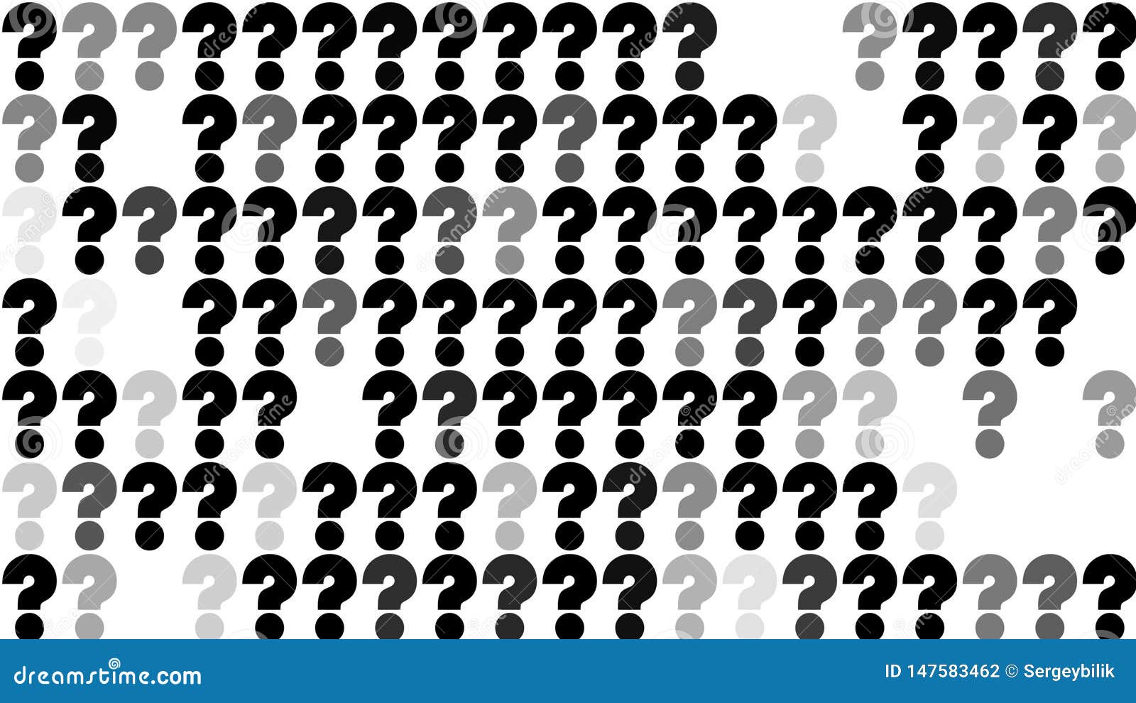Many Shiny Random Question Marks Illustration Background New Dynamic ...