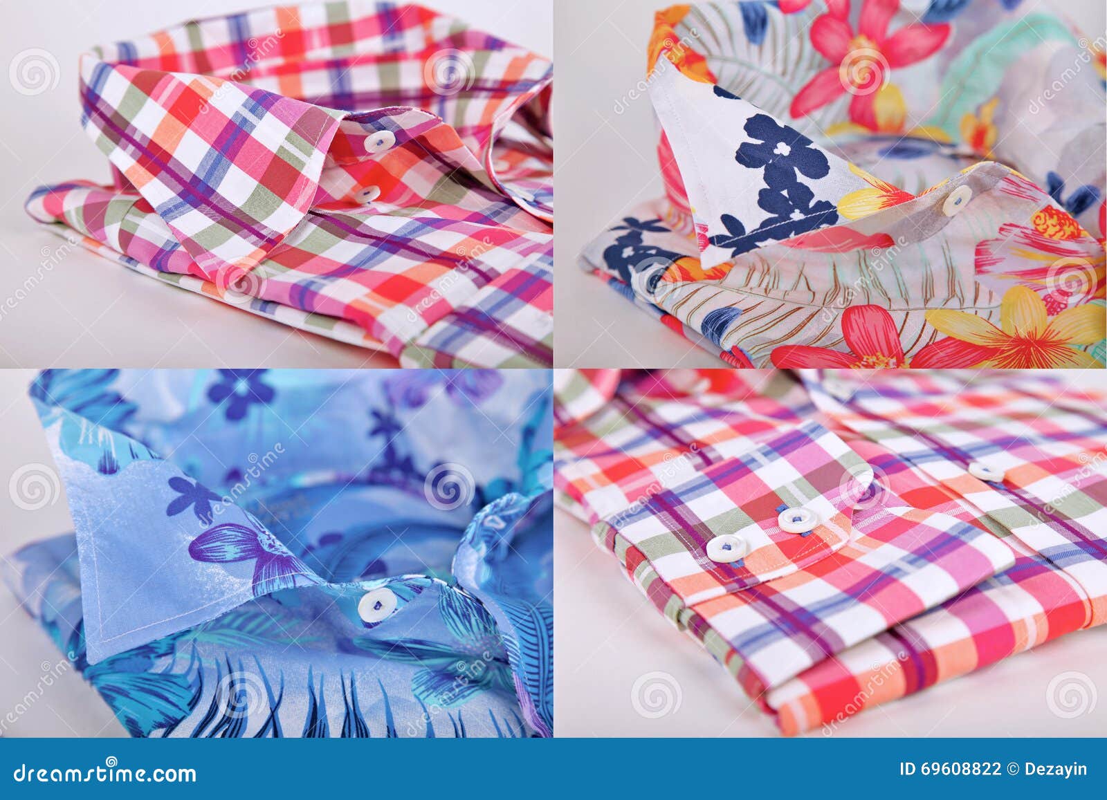 Many Shirt with Long Sleeves Stock Photo - Image of cuff, folded: 69608822