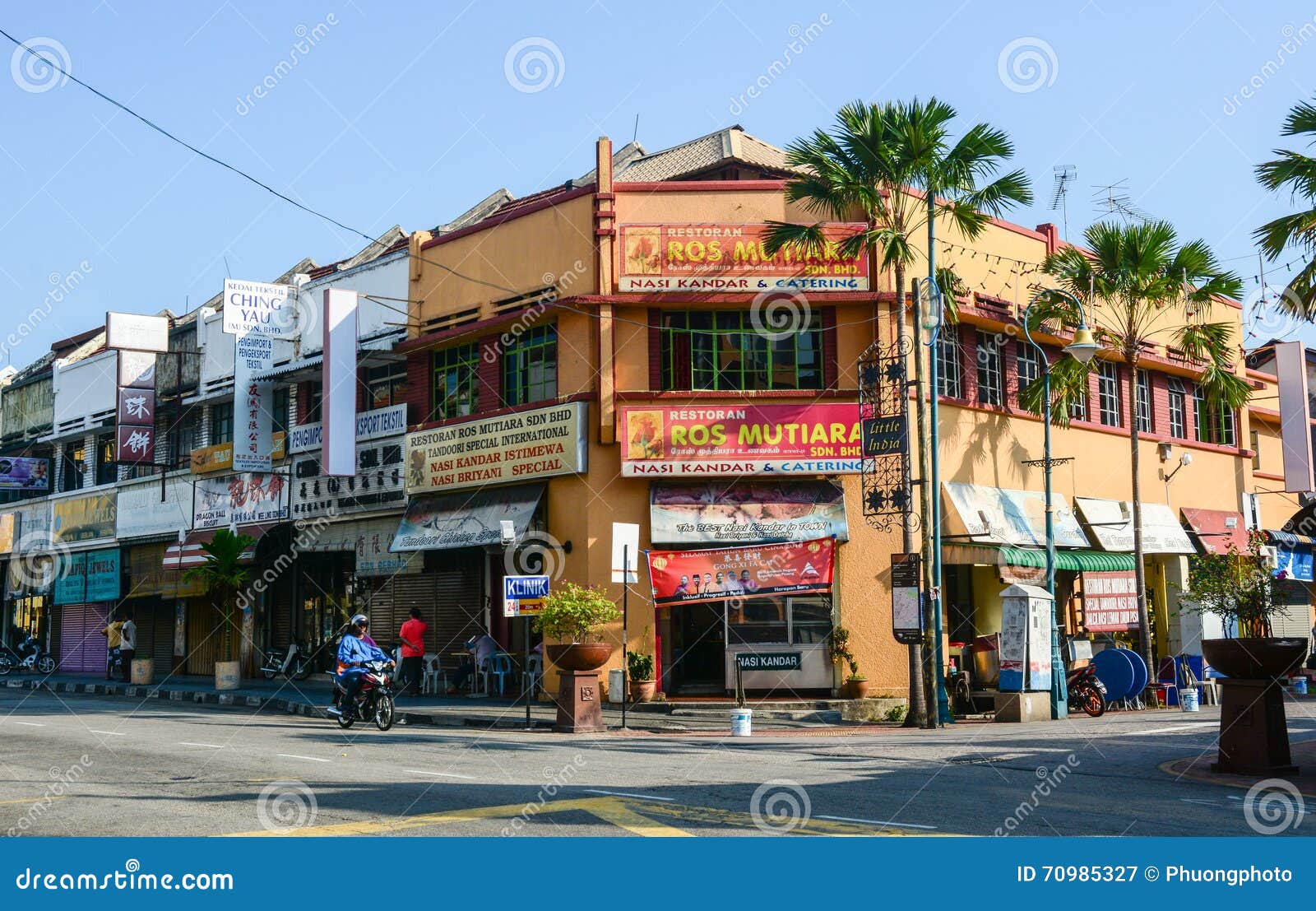 Many Shops at Chinatown in Penang, Malaysia Editorial Photography ...