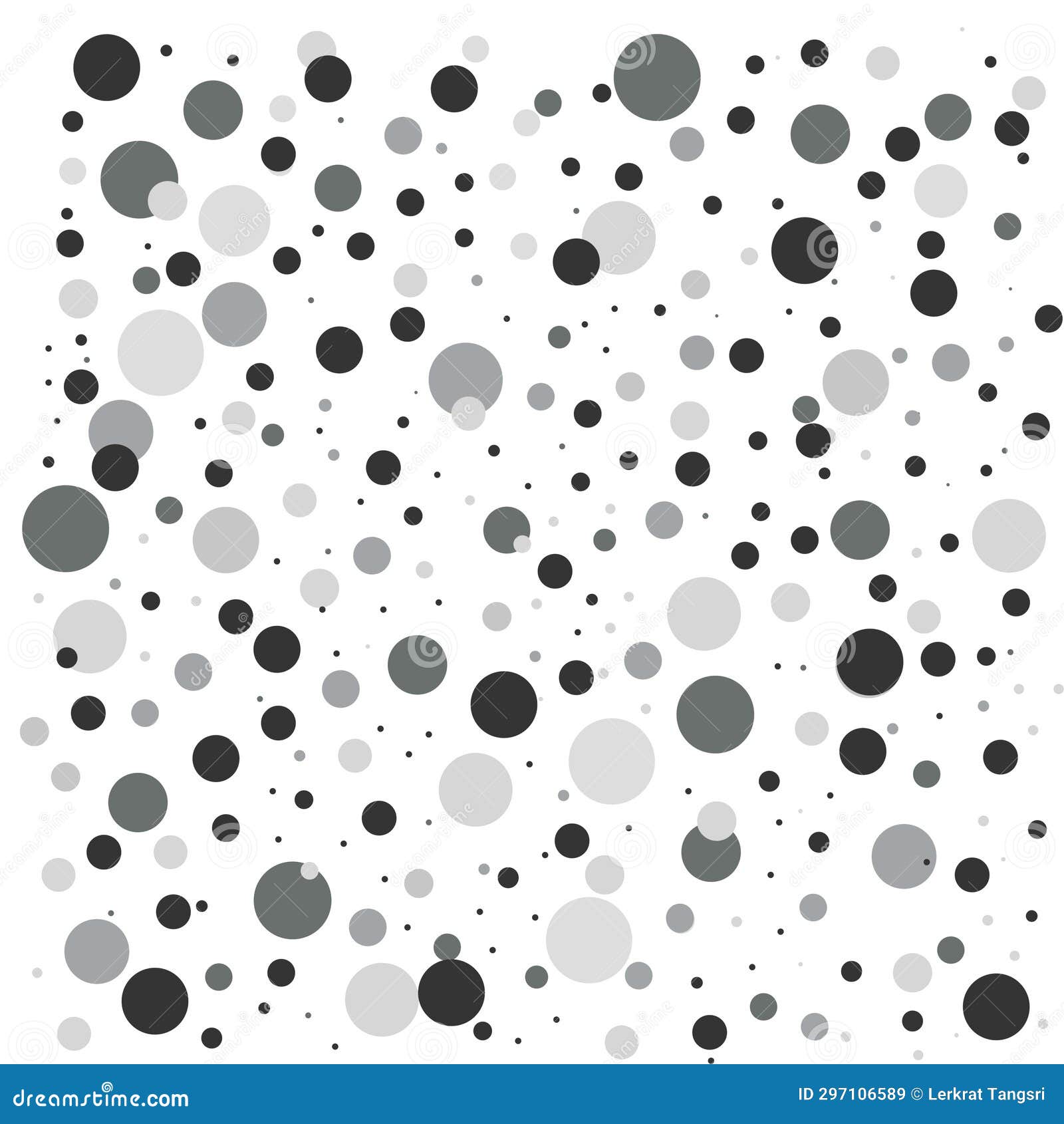 Many Size and Shade Grey Spots Stock Illustration - Illustration of ...