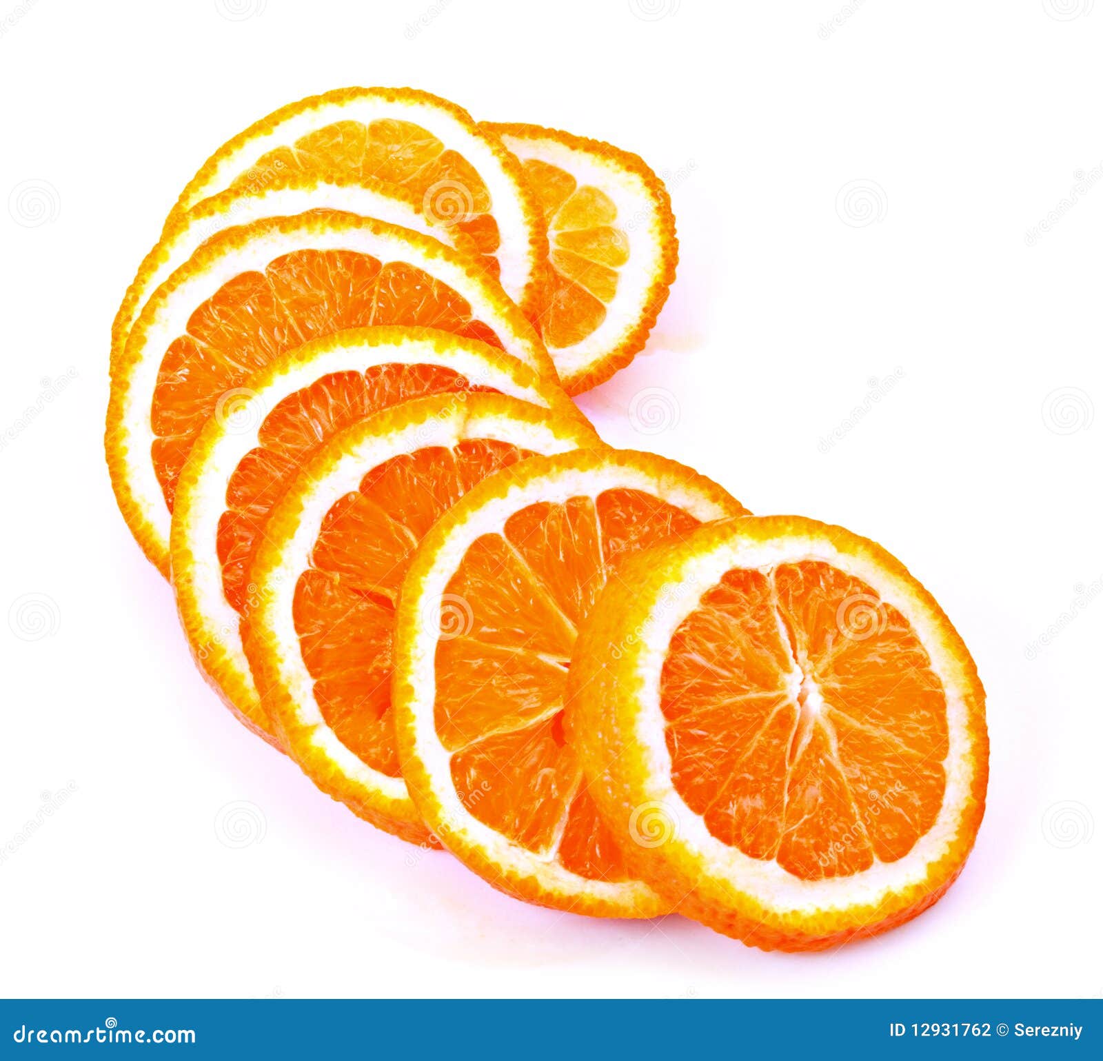 Many sliced oranges stock photo. Image of slice, nature - 12931762