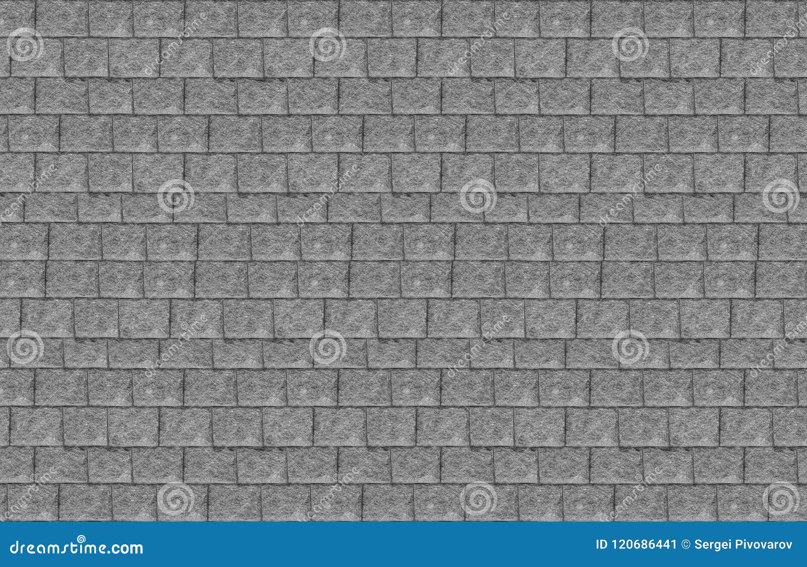 Many Small Blocks Gray Stone Panel Background Base Design Infinite ...