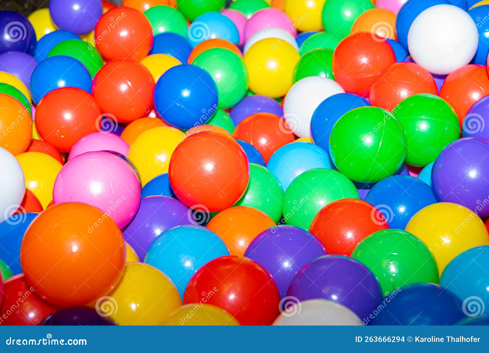 Many Small Colorful Balls for Ball Bath Stock Photo - Image of color ...
