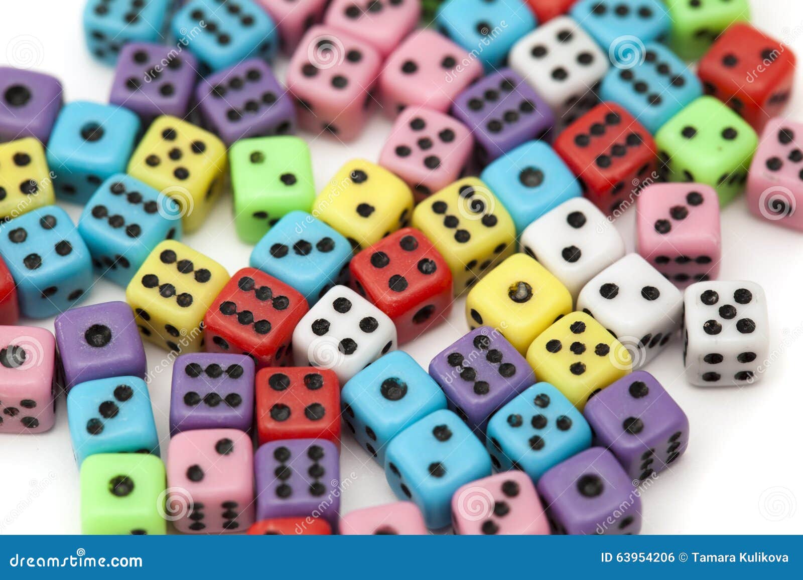 Many small dice stock photo. Image of dots, four, positions - 63954206