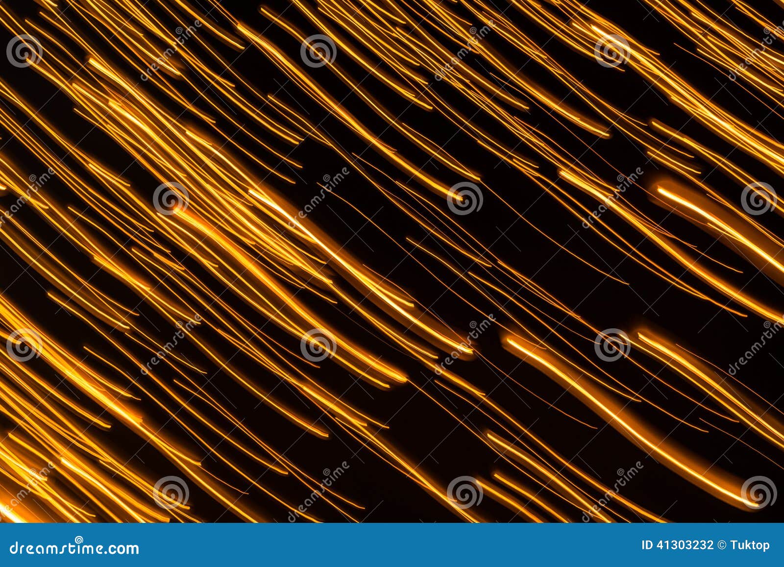 Many Small Light Sources with Long Exposure Stock Photo - Image of ...