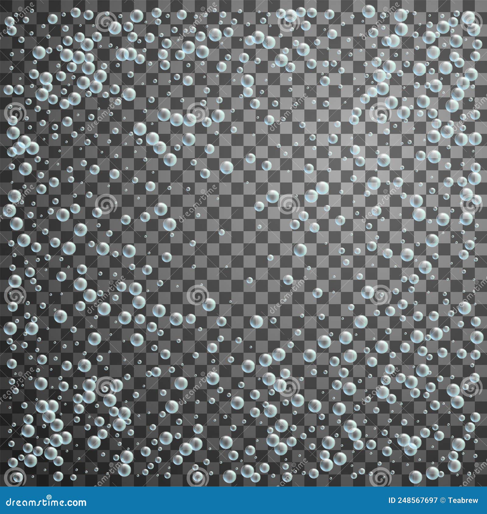 Vector Water Fizzing Bubbles Texture. Stock Vector - Illustration of ...