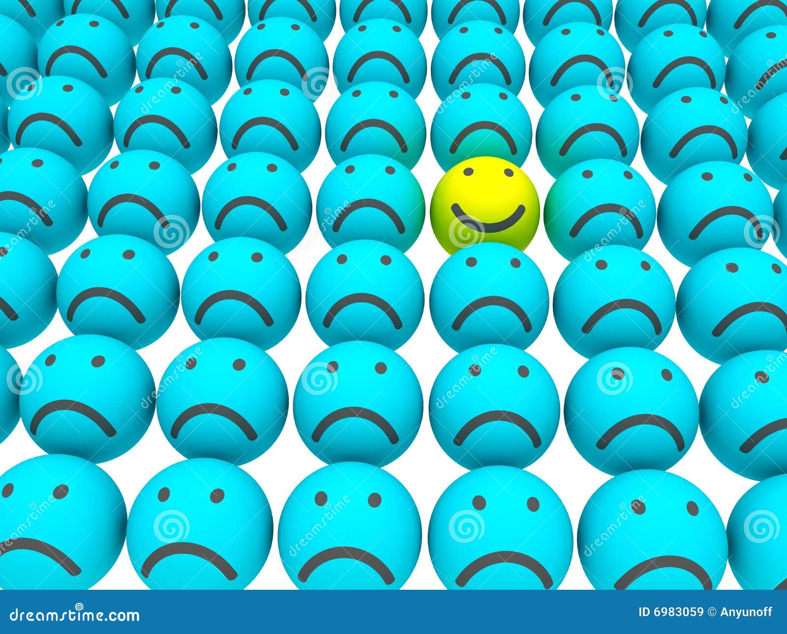 Many smile s stock illustration. Illustration of yellow - 6983059