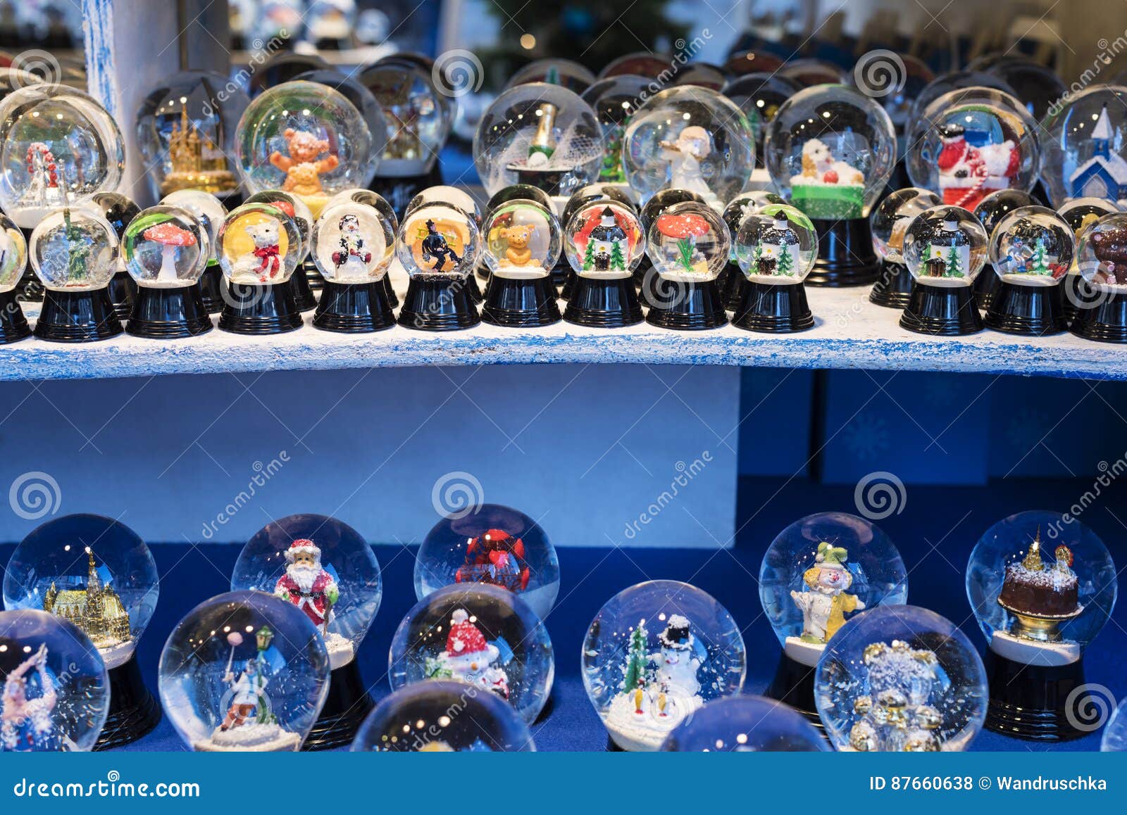 Many snow globes stock photo. Image of variety, globes - 87660638