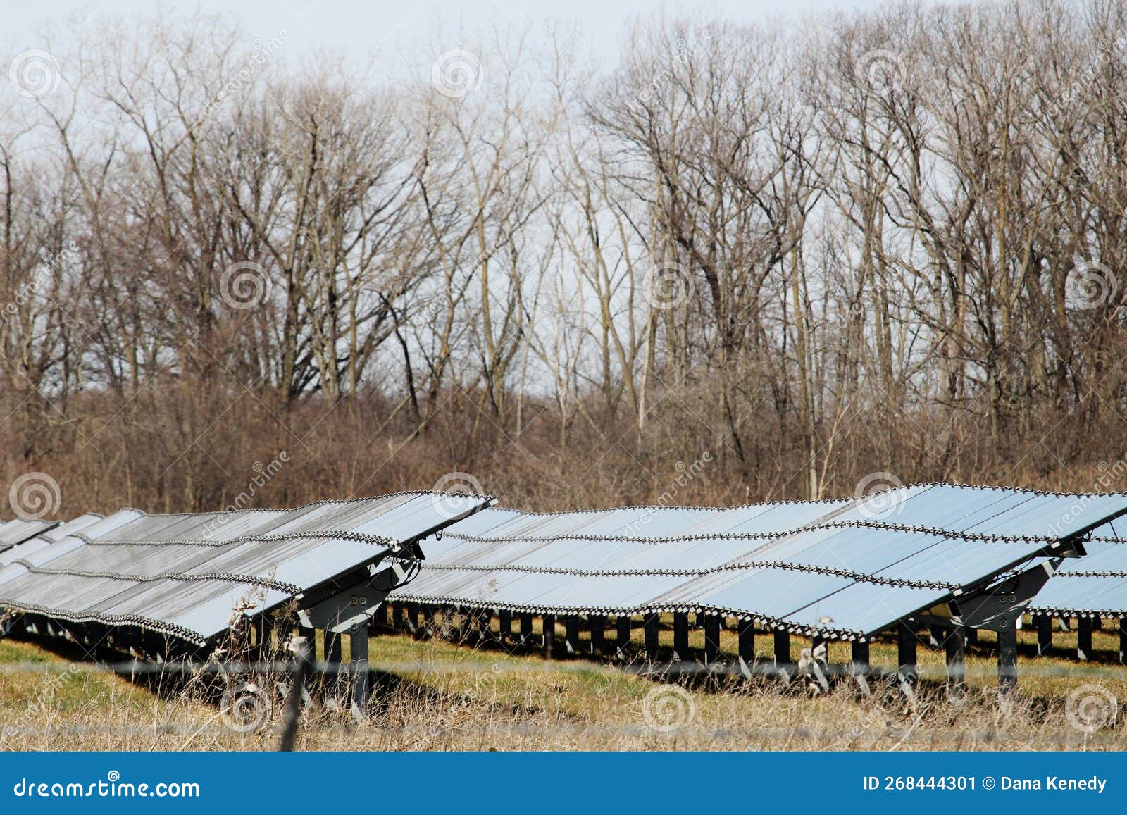 Many Solar Panels in a Row in a Large Solar Panel Field Stock Image ...