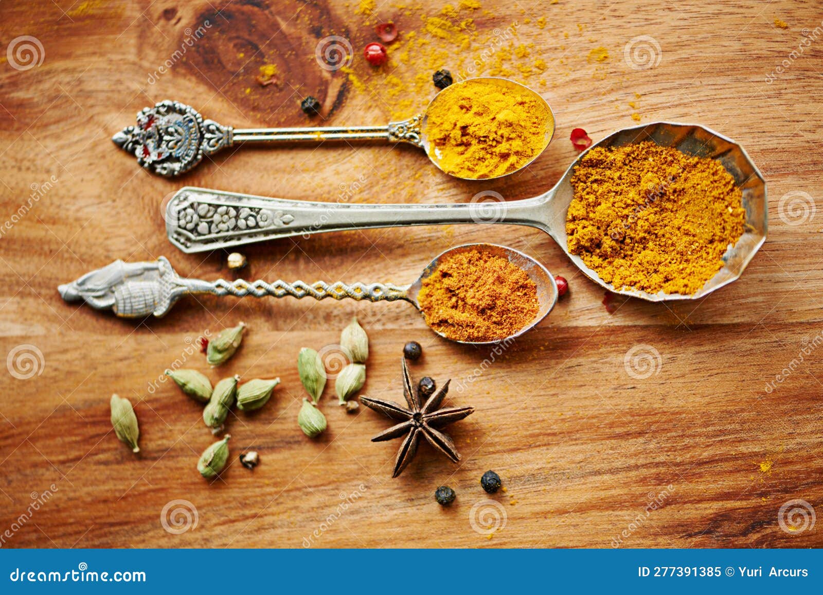 So Many Spices To Choose from. an Assortment of Colorful Spices. Stock ...