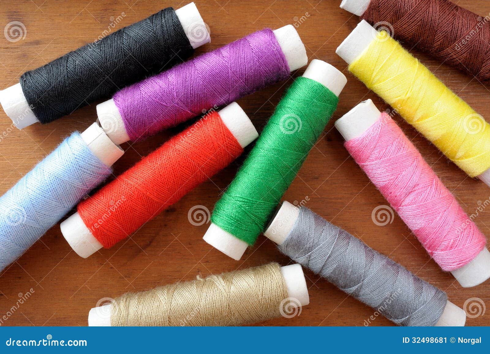 Many spools of thread stock image. Image of abstract - 32498681