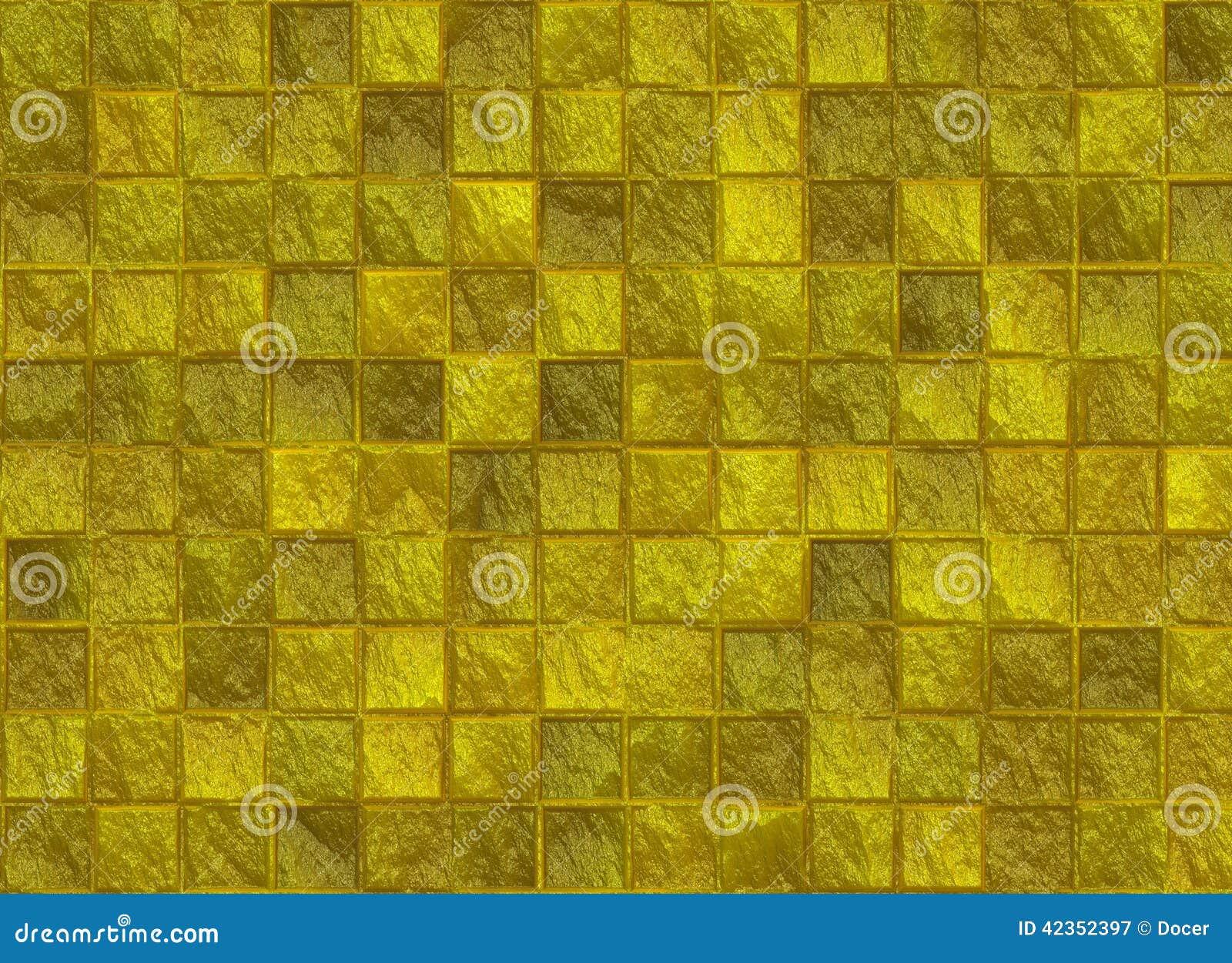 Golden Tile Marquetry Inlay Work Square Format Cartoon Vector ...