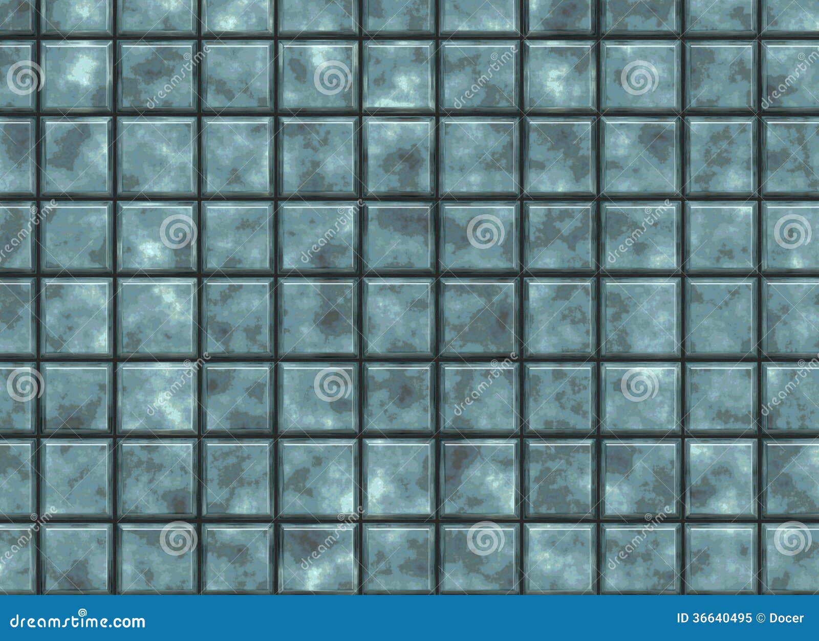 Many Square Old Tile. Pattern Texture Stock Illustration - Illustration ...
