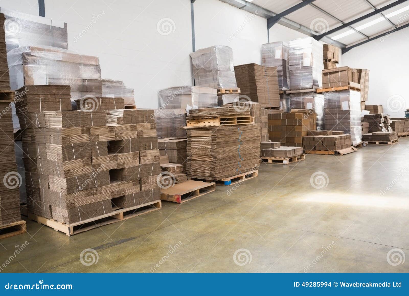 Many Stack of Cardboard Boxes Stock Photo - Image of commercial ...