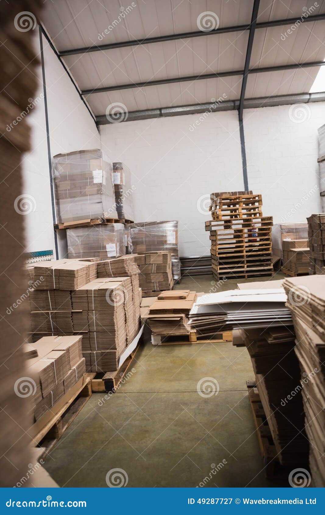 Many Stack of Cardboard Boxes Stock Image - Image of goods ...