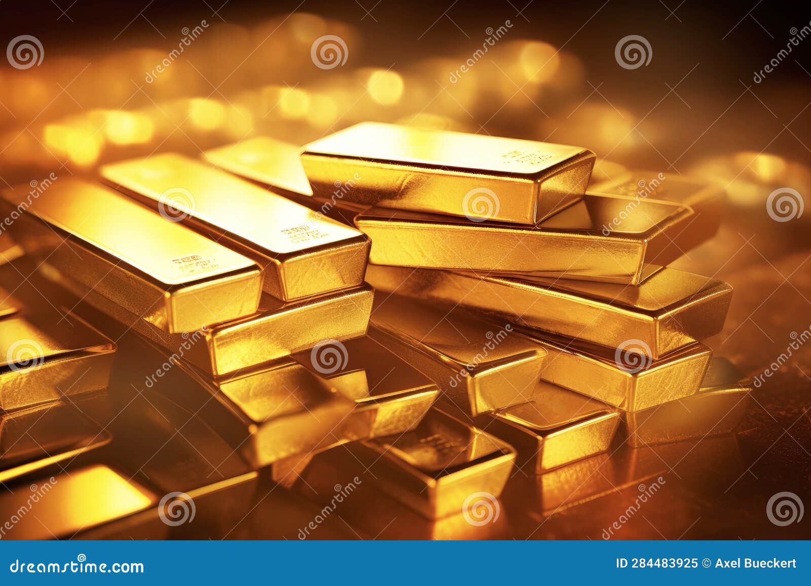 Stacked Gold Bars Royalty-Free Stock Photo | CartoonDealer.com #192308127