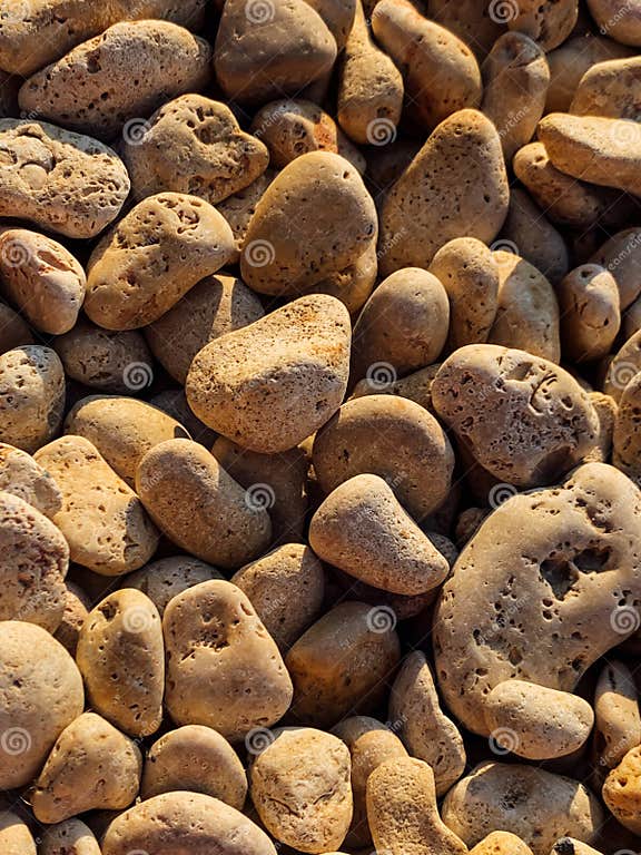 Many Stones of Different Sizes As a Background Stock Photo - Image of ...