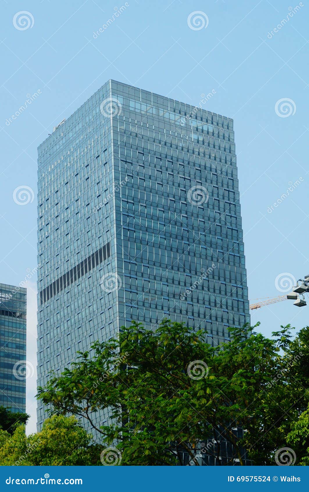 Many-storied buildings stock photo. Image of commercial - 69575524