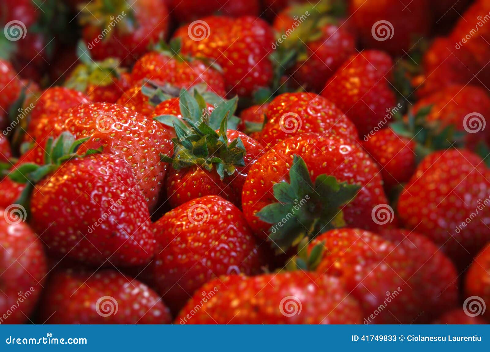Many Strawberries on a Pile Stock Image - Image of food, juicy: 41749833