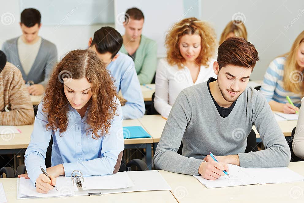 Students in Lecture in University Stock Image - Image of student ...