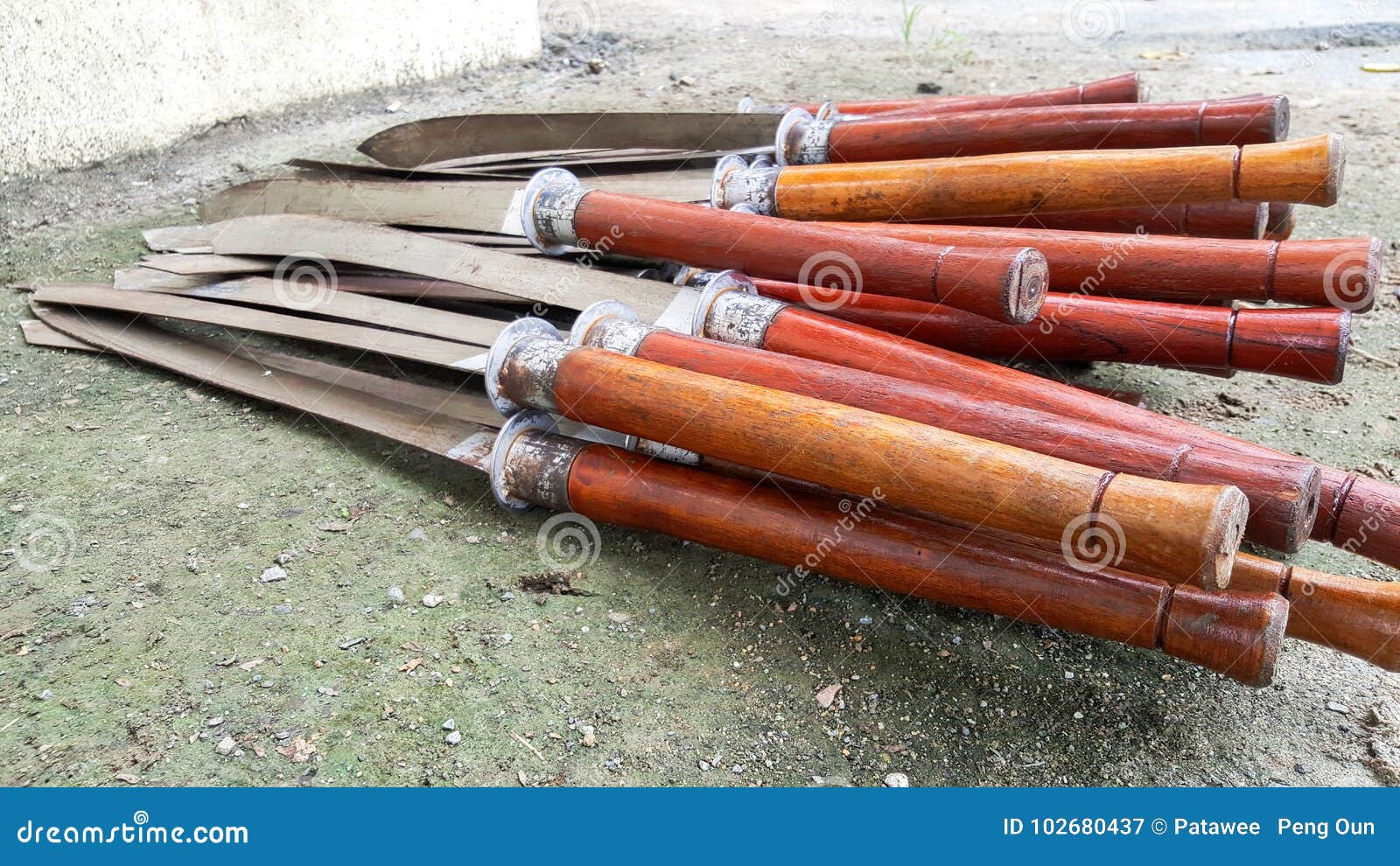 Many swords are placed stock image. Image of retro, dagger - 102680437