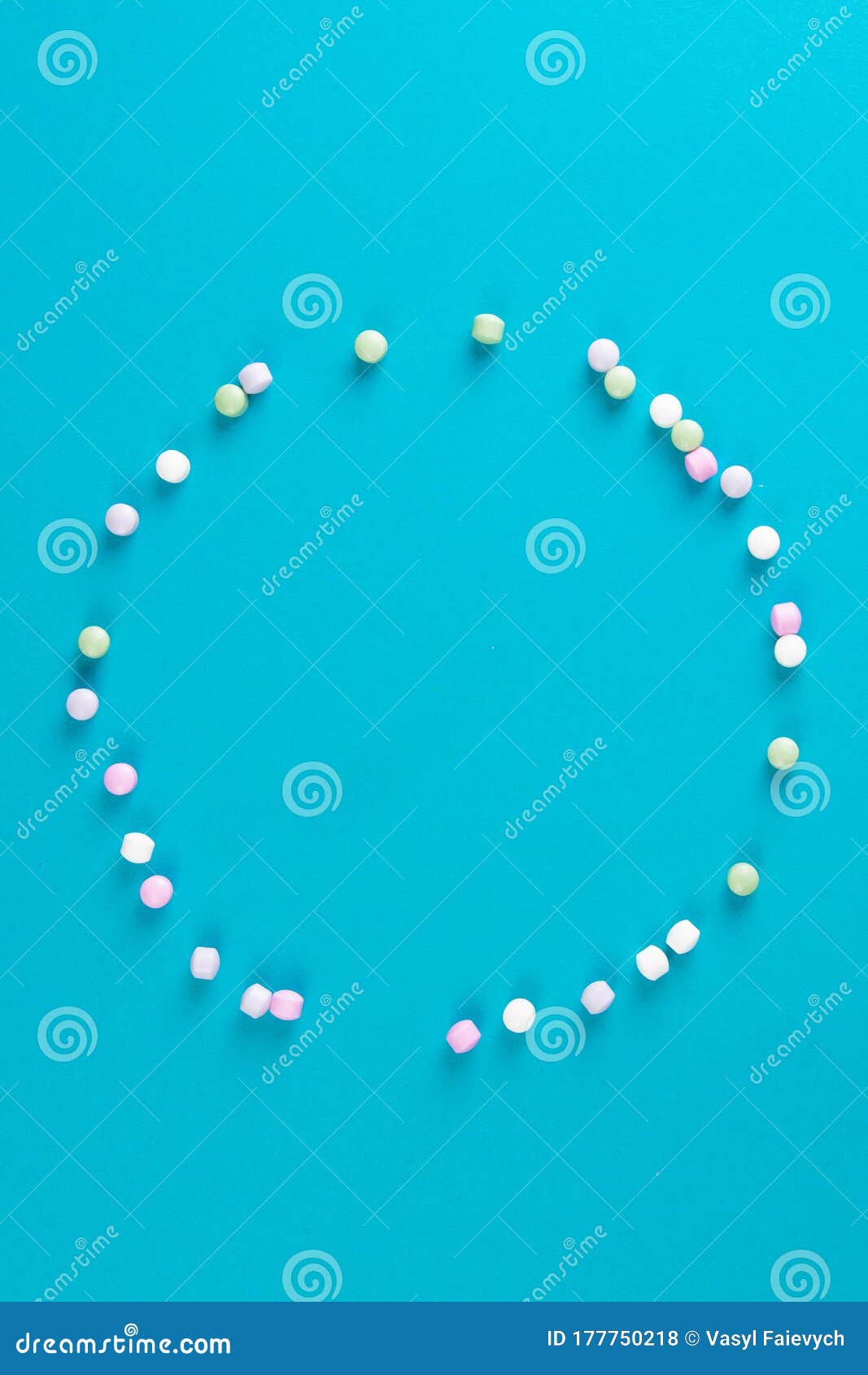 Many Tablets are Lined in the Form of a Circle. Place for the ...