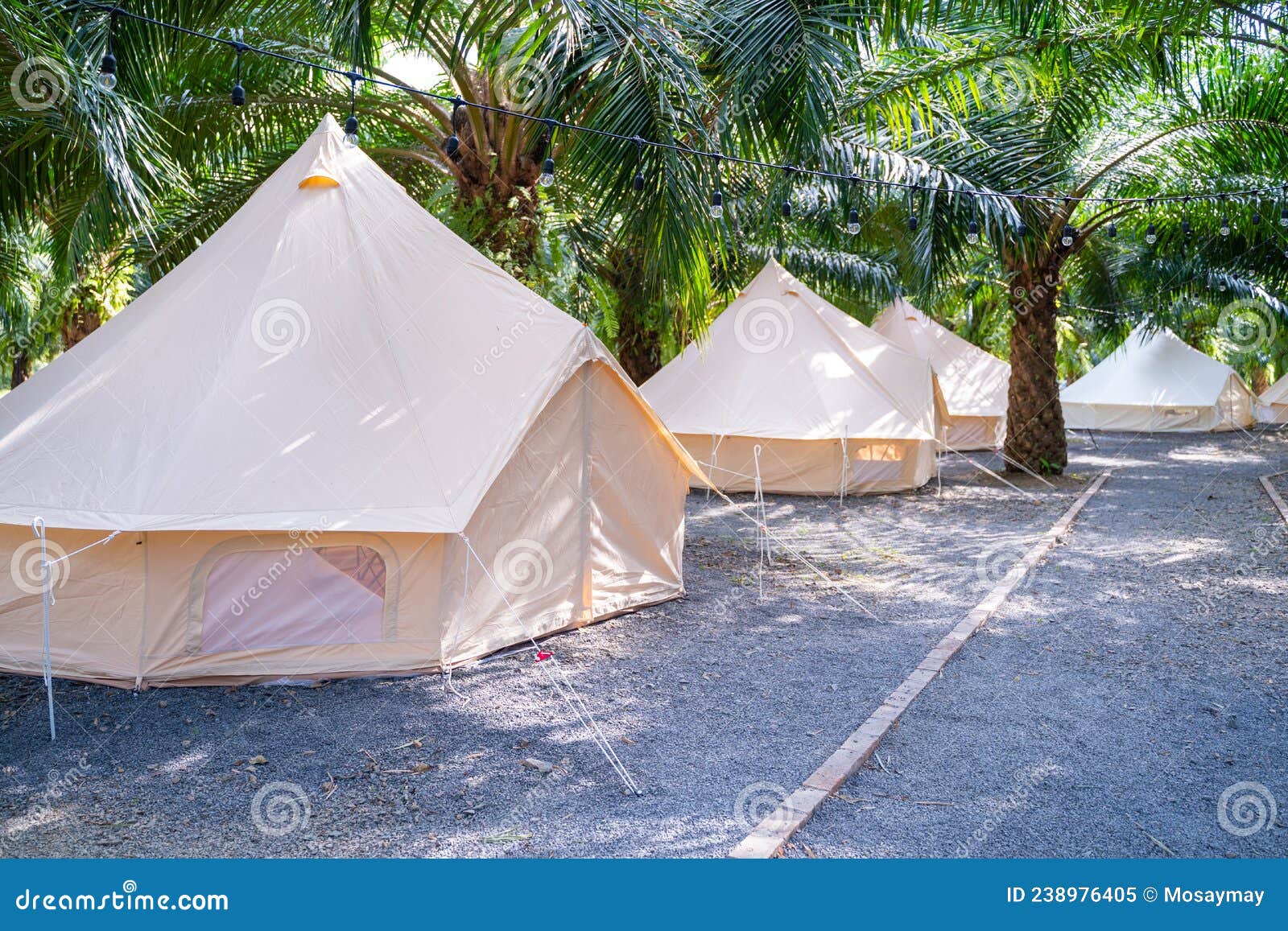 Many Tent in Camping Ground Stock Image - Image of camping, journey ...