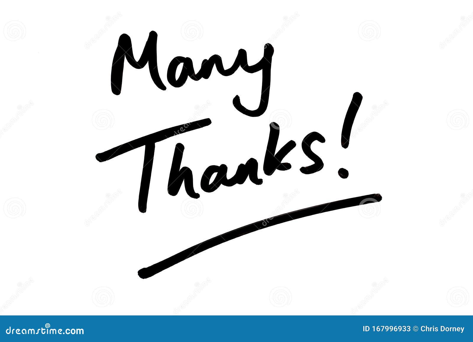 Many Thanks stock illustration. Illustration of grace - 167996933