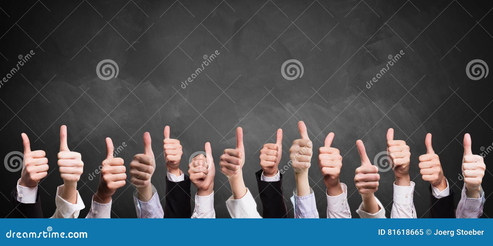 Many Thumbs Up With The Word `thank You` In Many Languages In Front Of ...