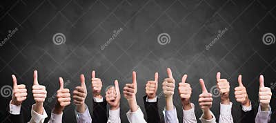 Many thumbs up stock image. Image of congratulation, feedback - 81618665