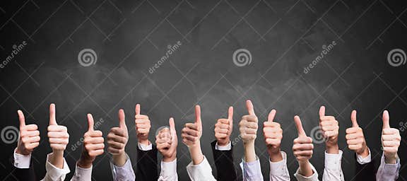 Many thumbs up stock image. Image of congratulation, feedback - 81618665