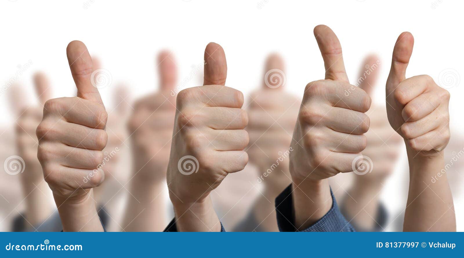 Many Thumbs Up With The Word `thank You` In Many Languages In Front Of ...