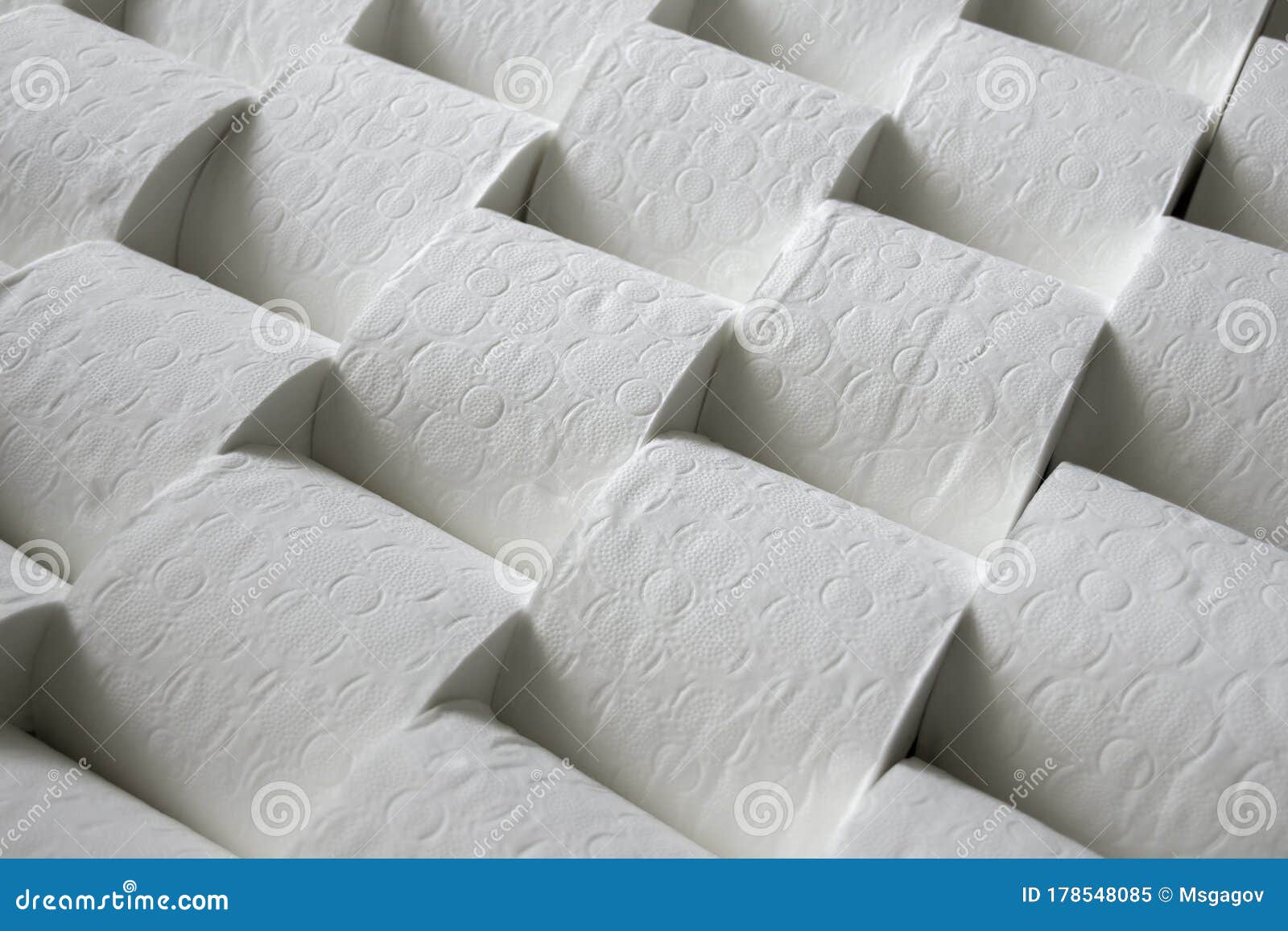Toilet paper rolls stock image. Image of recycled, object - 178548085