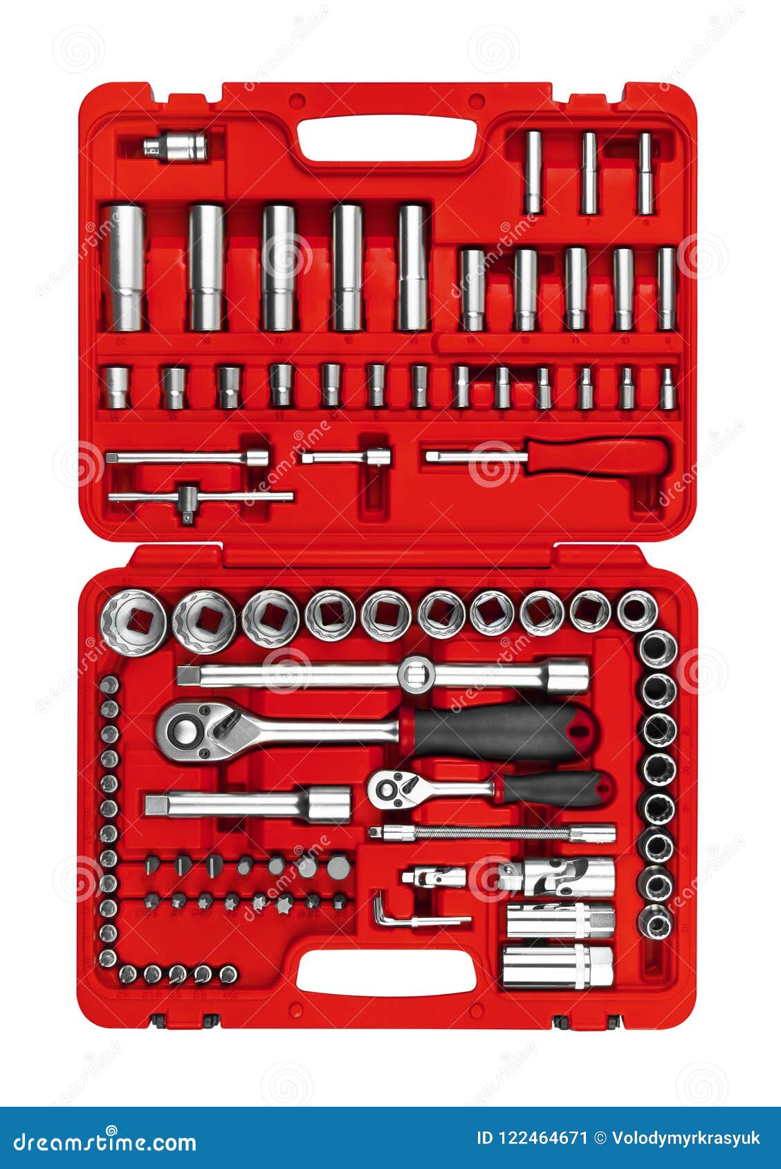 Many Tools in tool box stock image. Image of shiny, craft - 122464671