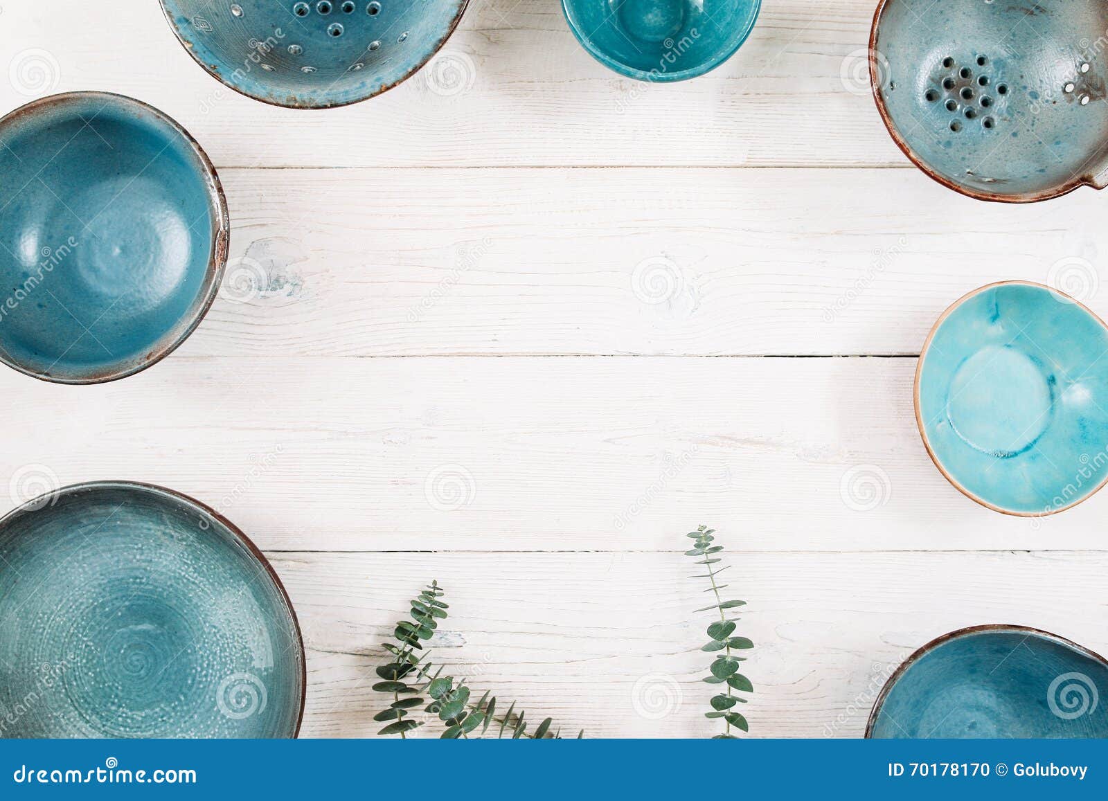 Many Turquoise Empty Ceramic Plates. Flat Lay Stock Photo - Image of ... Many Turquoise Empty Ceramic Plates. Flat Lay Stock Photo - Image of ...