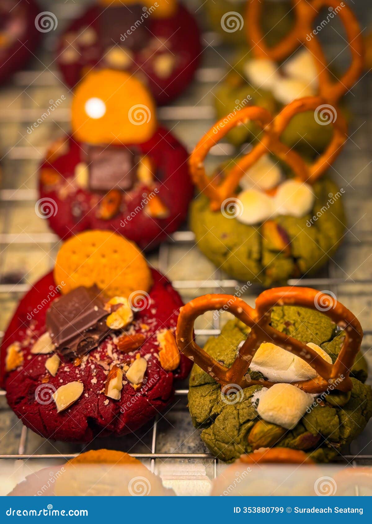 Many Type of Cookie in the Shop Stock Image - Image of concept, cookie ...