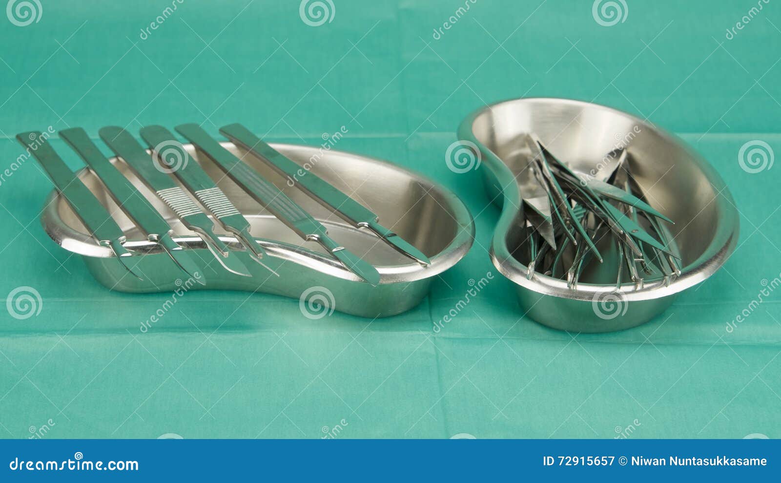 Many Types of Forceps and Scalpel Stock Image - Image of fabric ...