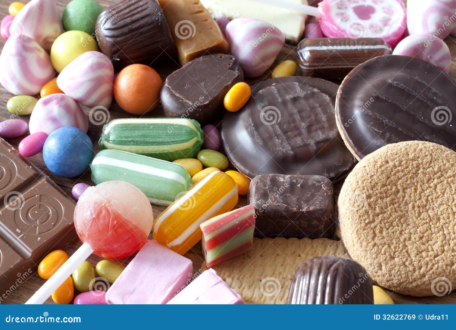 Many types of sweets stock image. Image of confectionery - 32622769