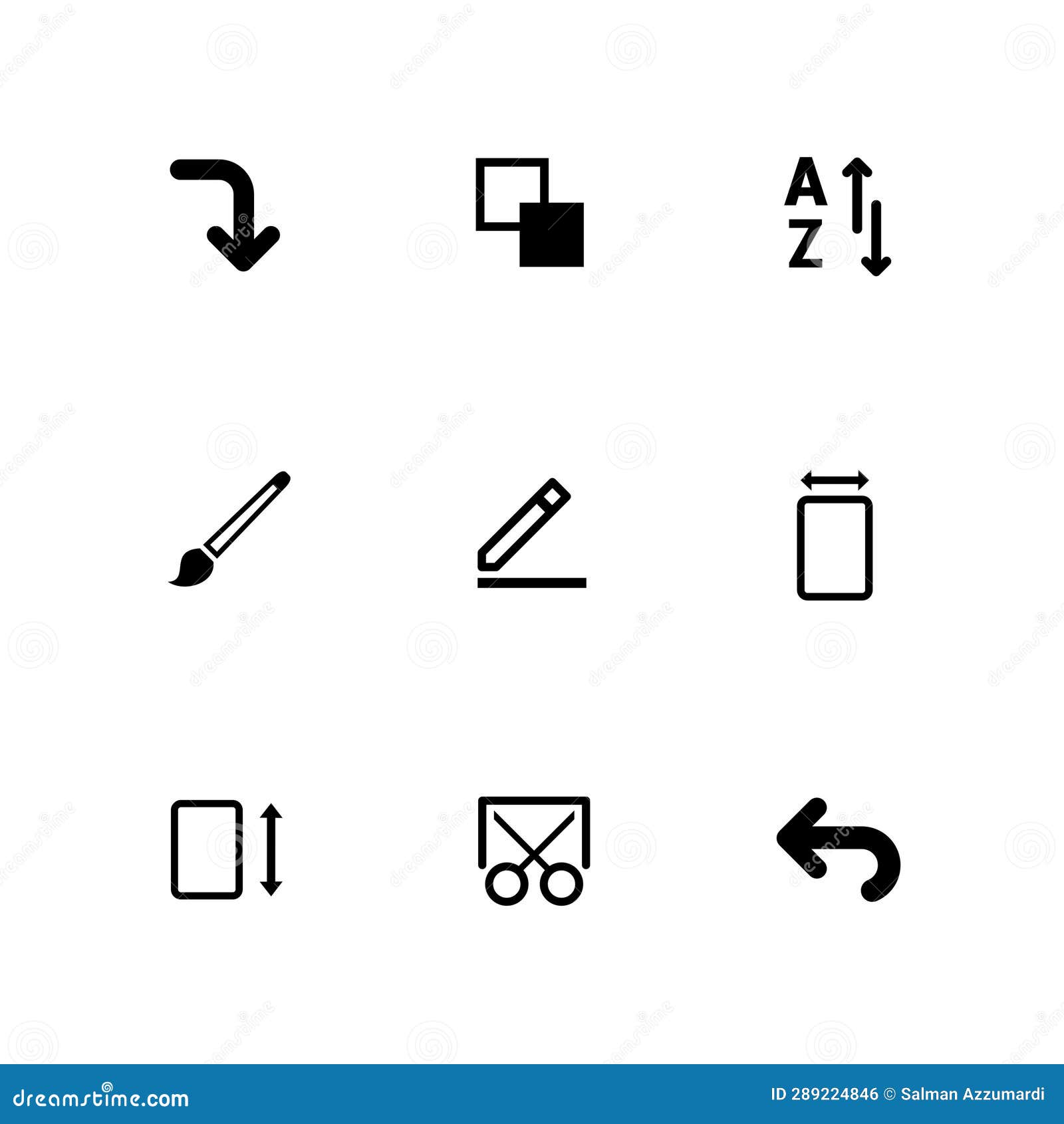 Set of Drawing and Editing Icons for Web and Mobile. Simple but Perfect ...
