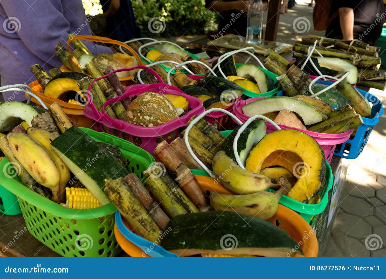 Many Vegetable Fruit Prepare Elephants Stock Photos - Free & Royalty ...