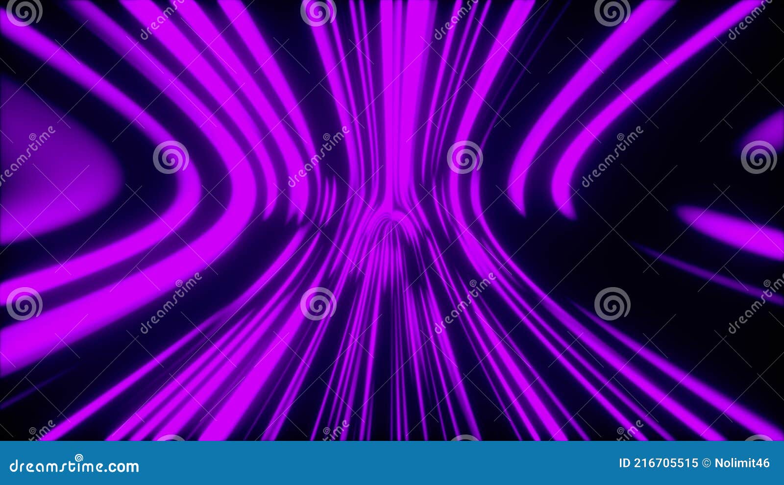 Smooth Bend Shape Filled With Watercolor Striped Texture Seamless ...