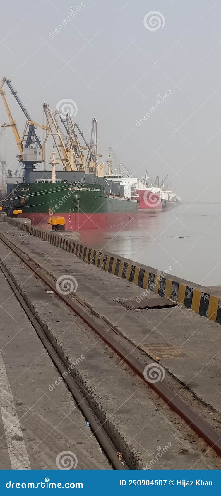 Many Vessels is Berthed for Loading at a Port Stock Image - Image of ...