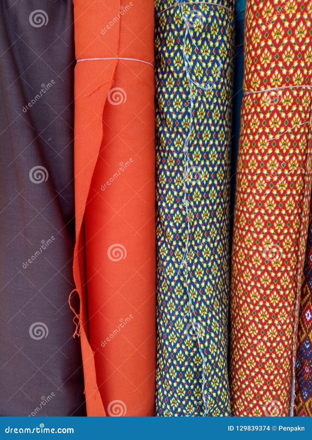 Wale Pattern Fabric Colorful Stock Photo - Image of macro, green: 129839374