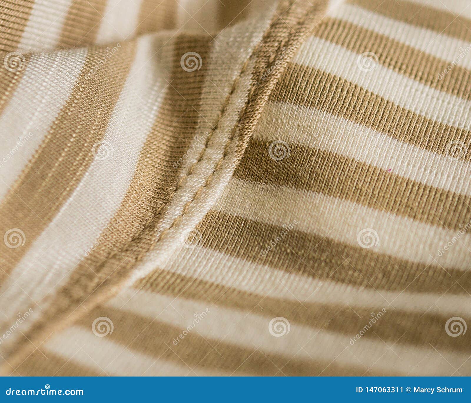 Tan and Ivory Striped Soft Textile Stock Image - Image of closeup ...